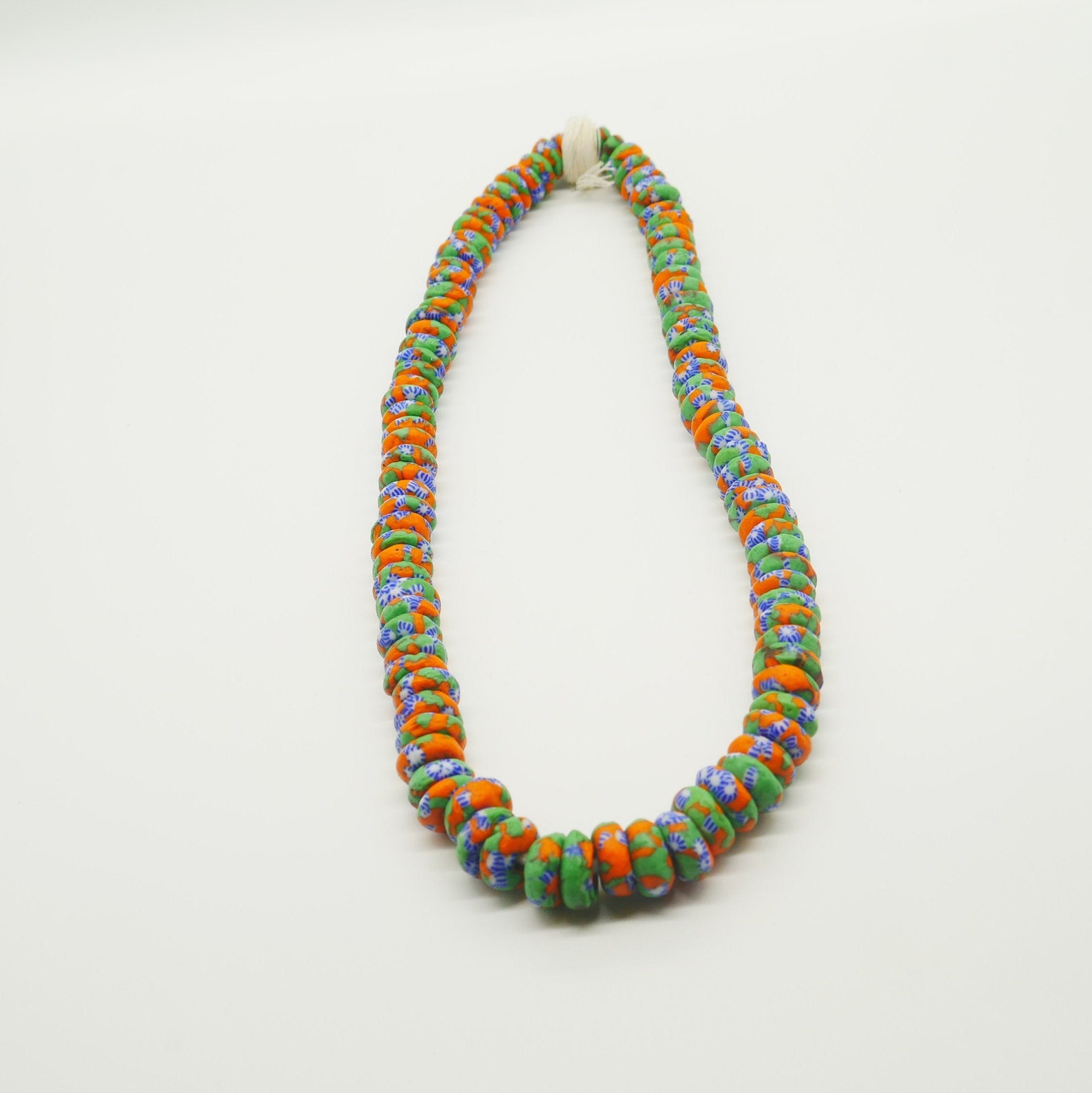 EGA Handmade African Disc beads from recycle Glass: ideal for | Etsy