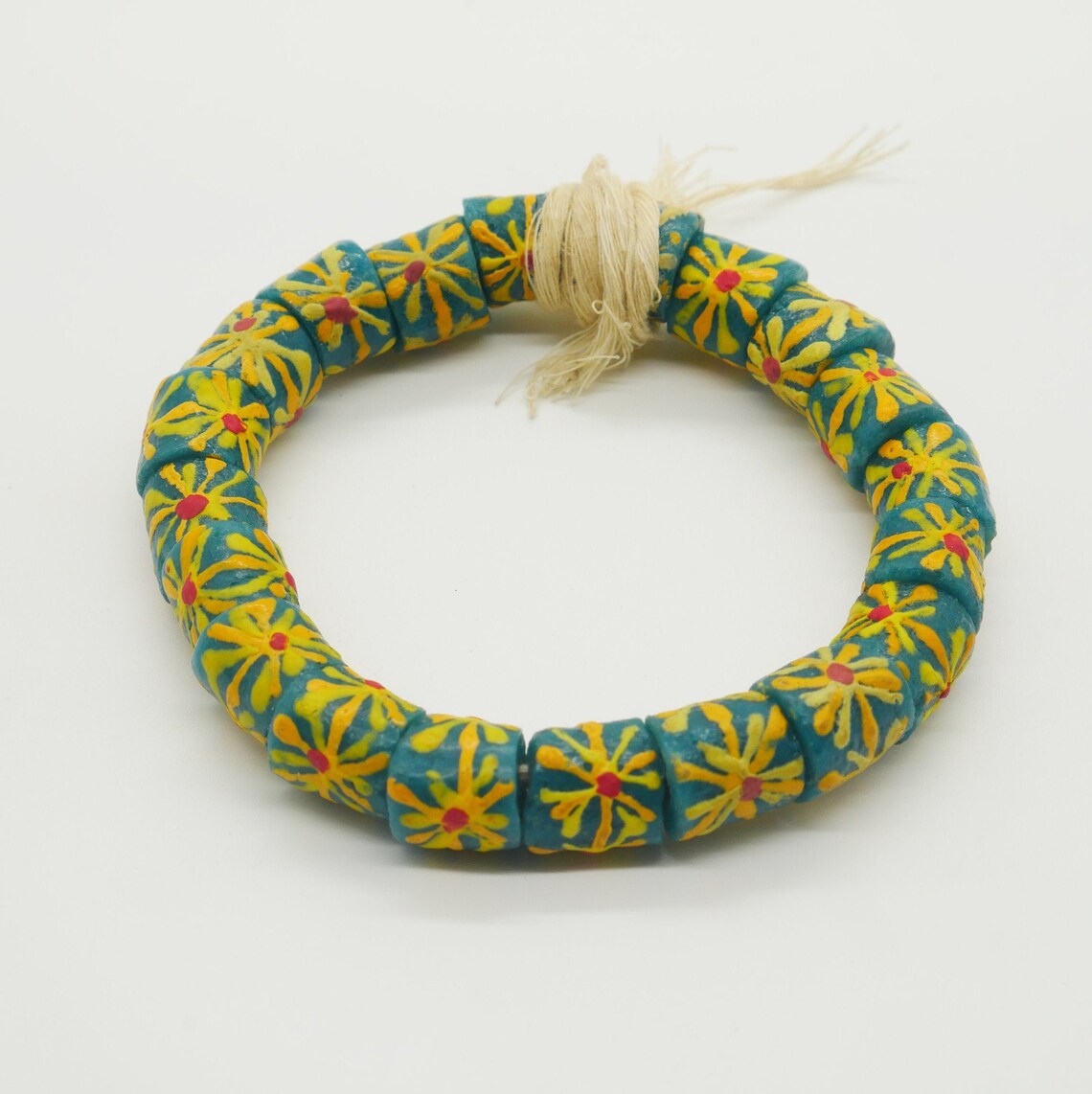 SENA African Tribal Tube Beads, Handmade From Recycled Glass: Ideal for ...