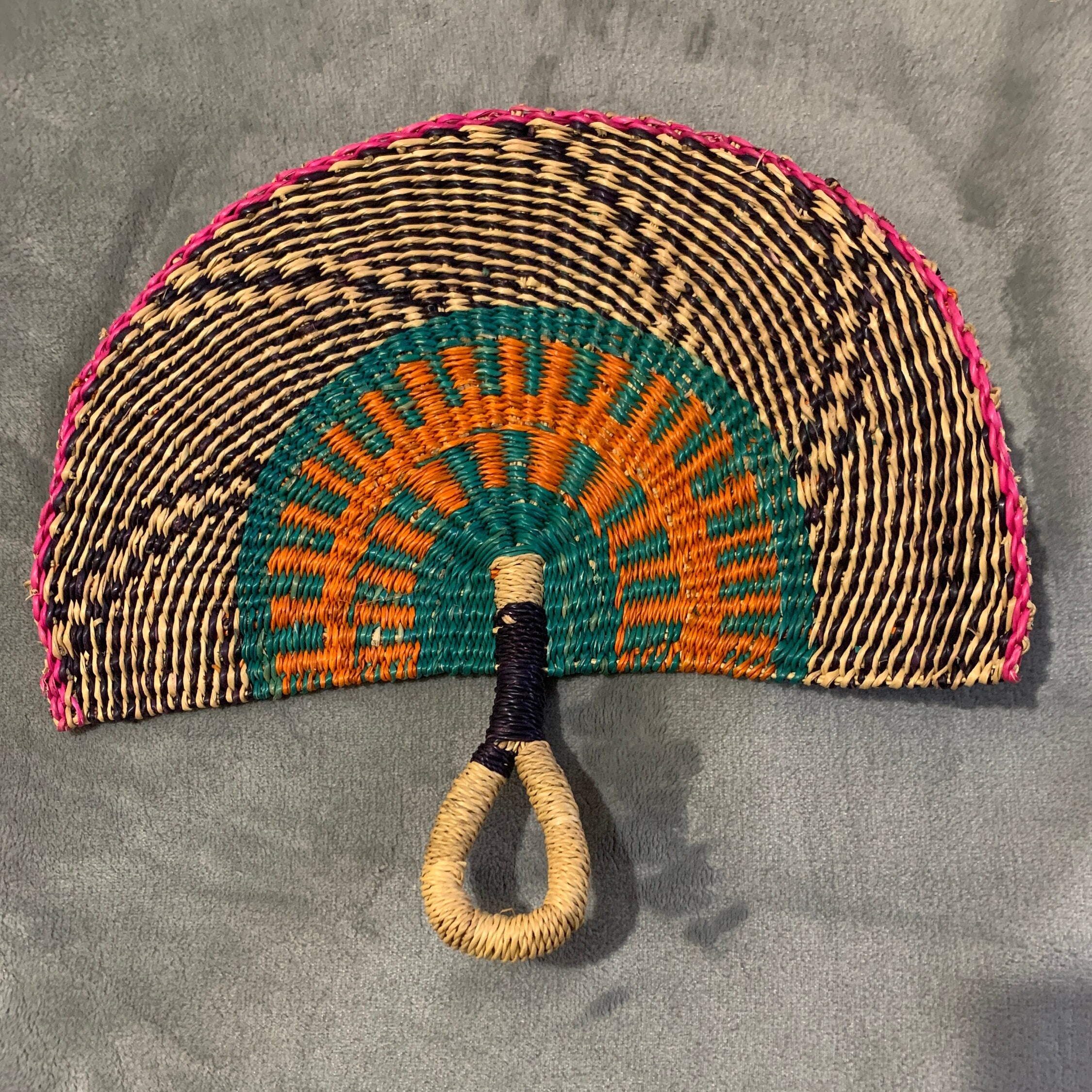 Nevameloo African Handmade Fan/ Wall Decoration - Etsy