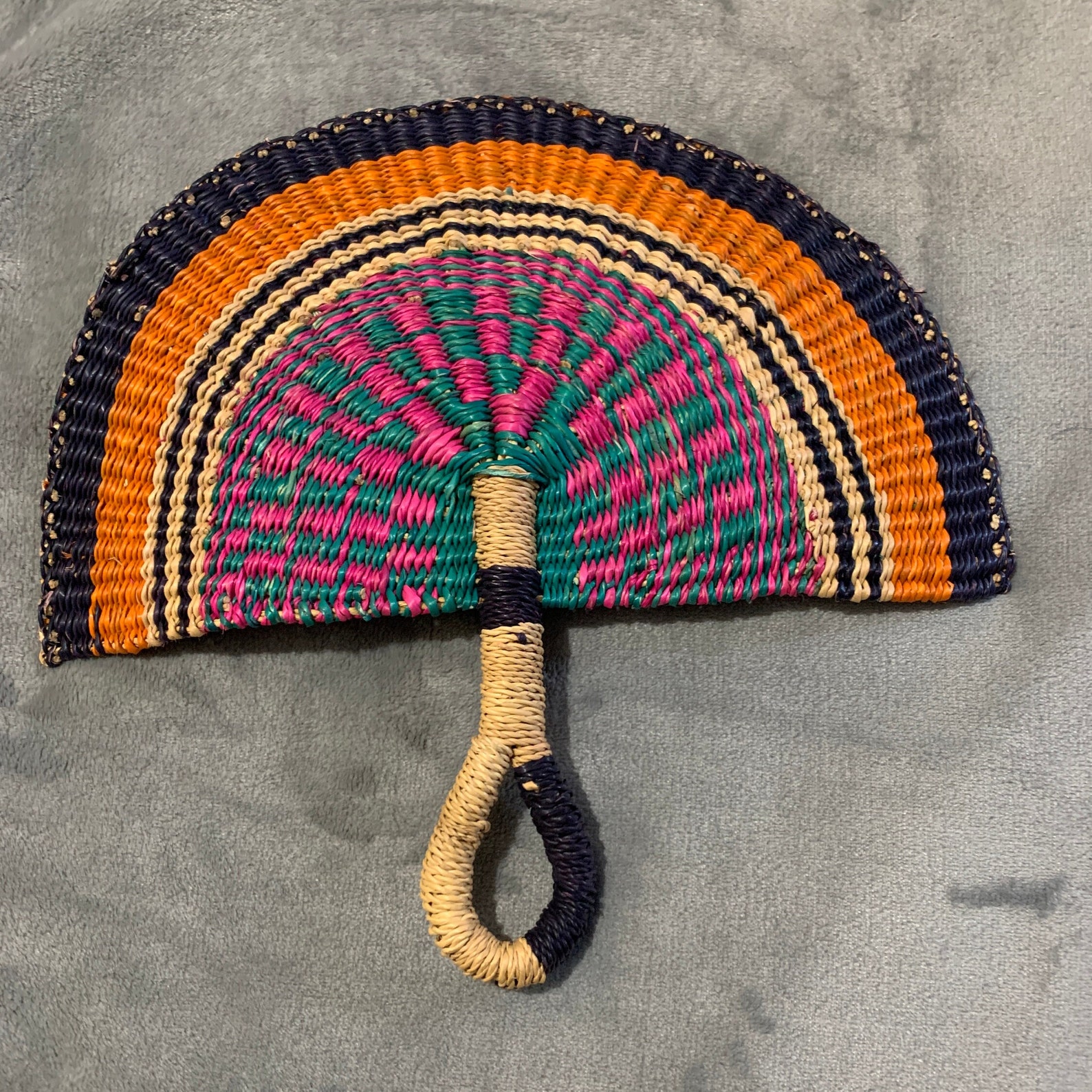 Nevameloo African Handmade Fan/ Wall Decoration - Etsy