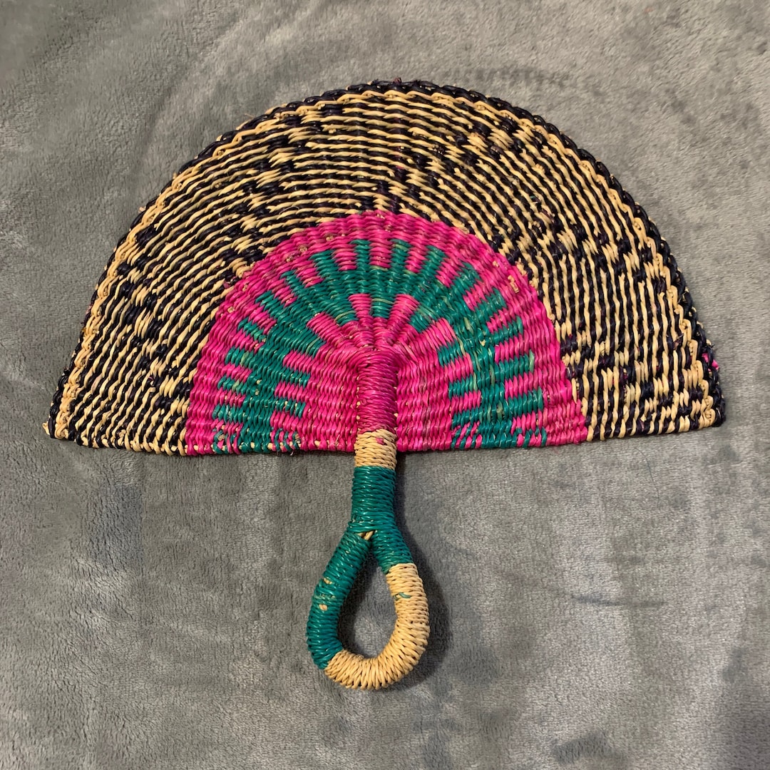 Nevameloo African Handmade Fan/ Wall Decoration - Etsy