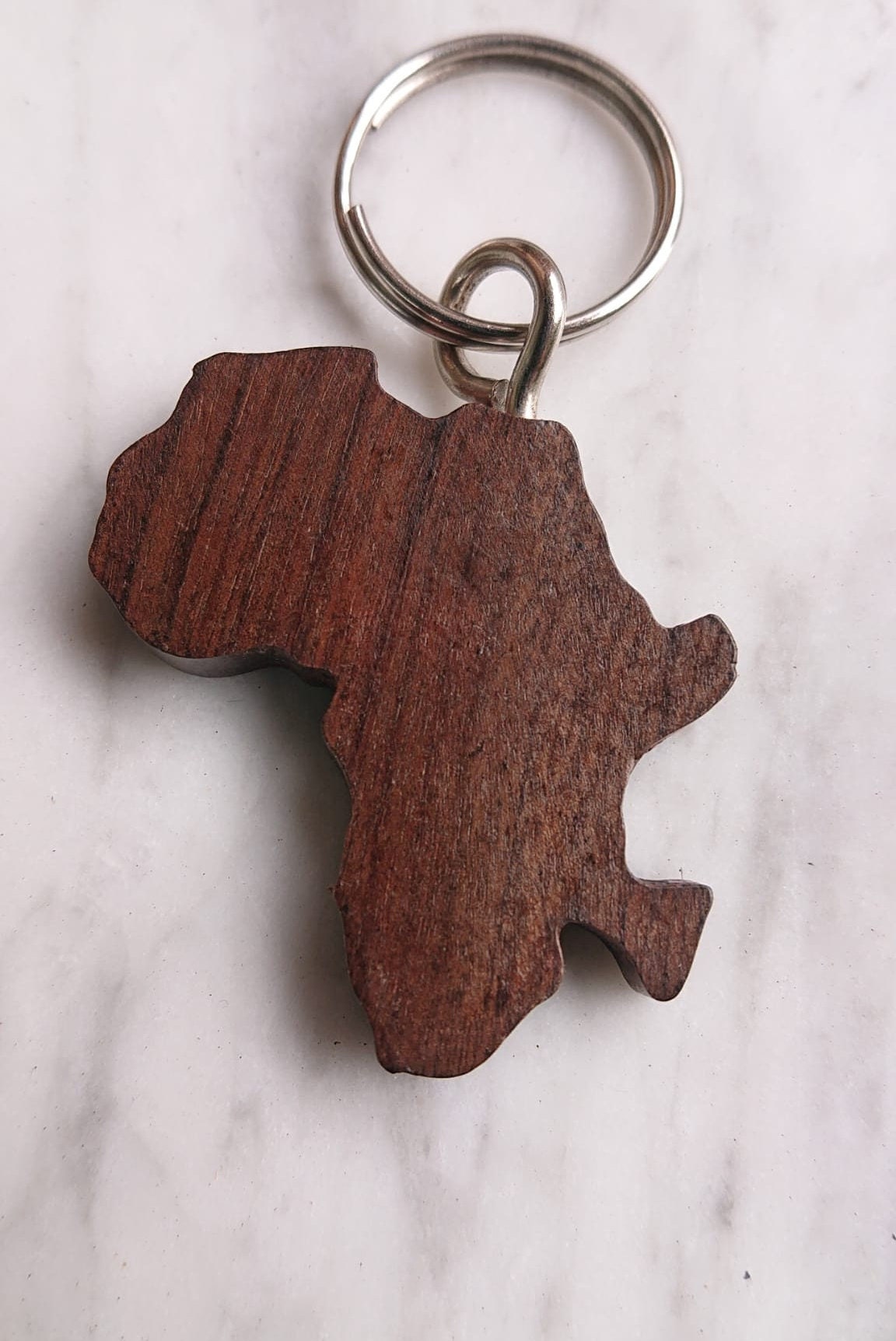 Africa Shaped Hand Carved Wooden Keychain for Gifting - Etsy