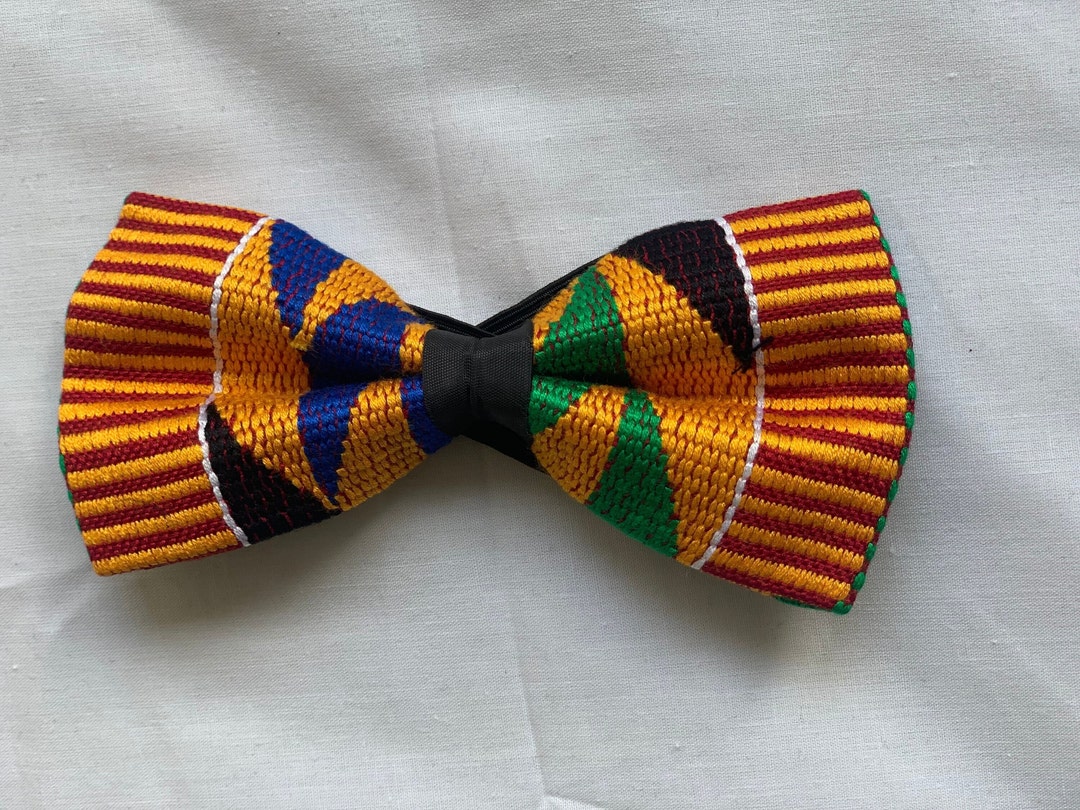 Efoe Authentic African Handmade Kente Bow Tie - Etsy