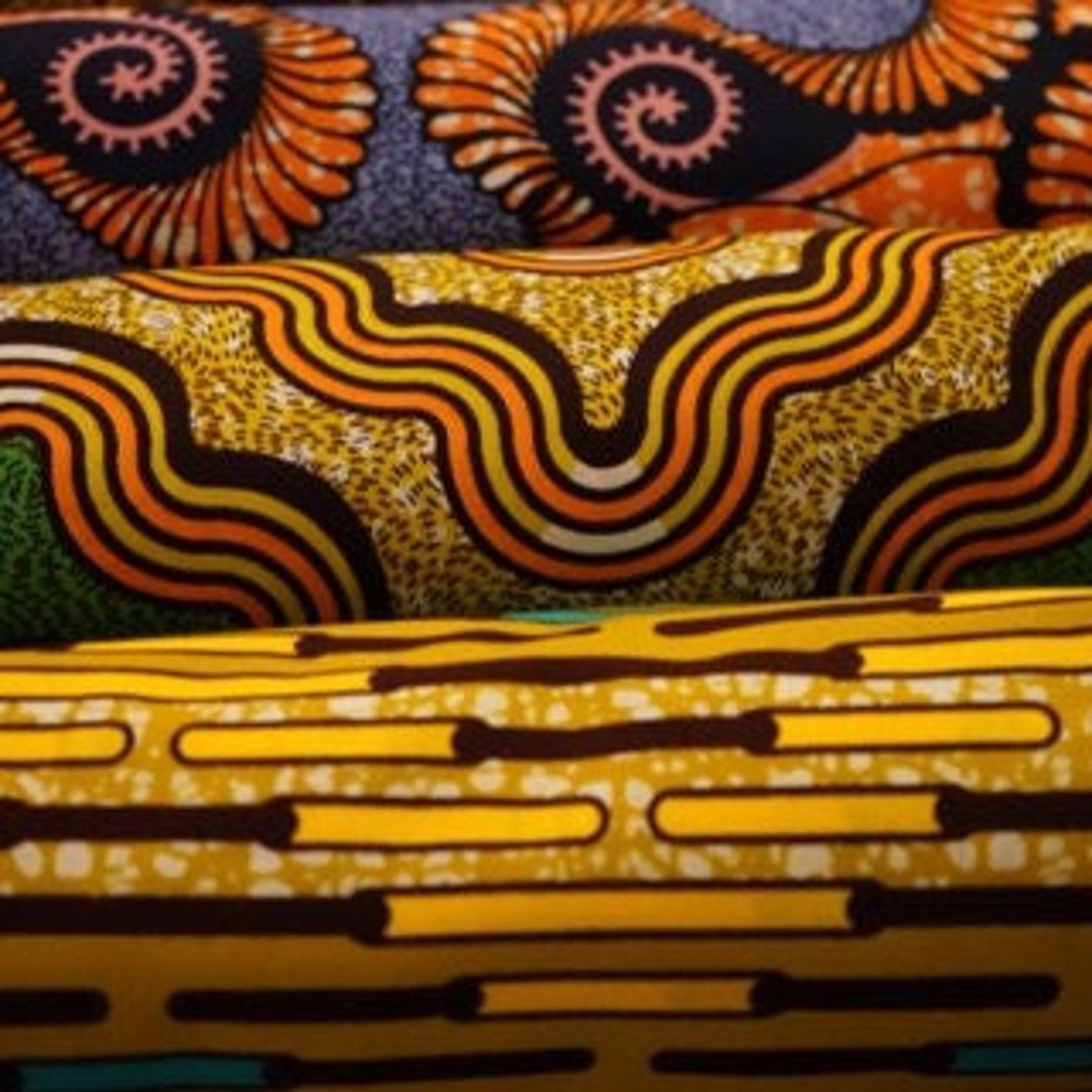 Ayaba 2 Yard 100% Cotton African Fabric Bundle Yard Ankara Fabric, Made ...