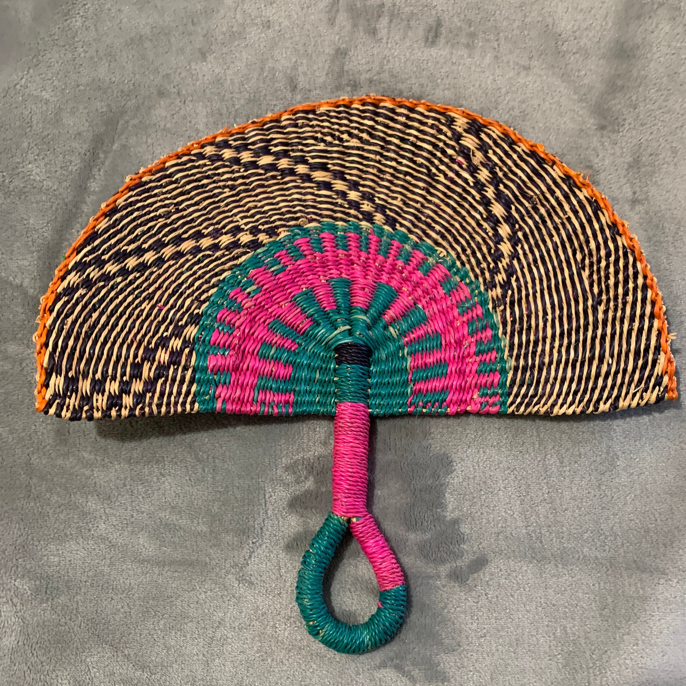 Nevameloo African Handmade Fan/ Wall Decoration - Etsy