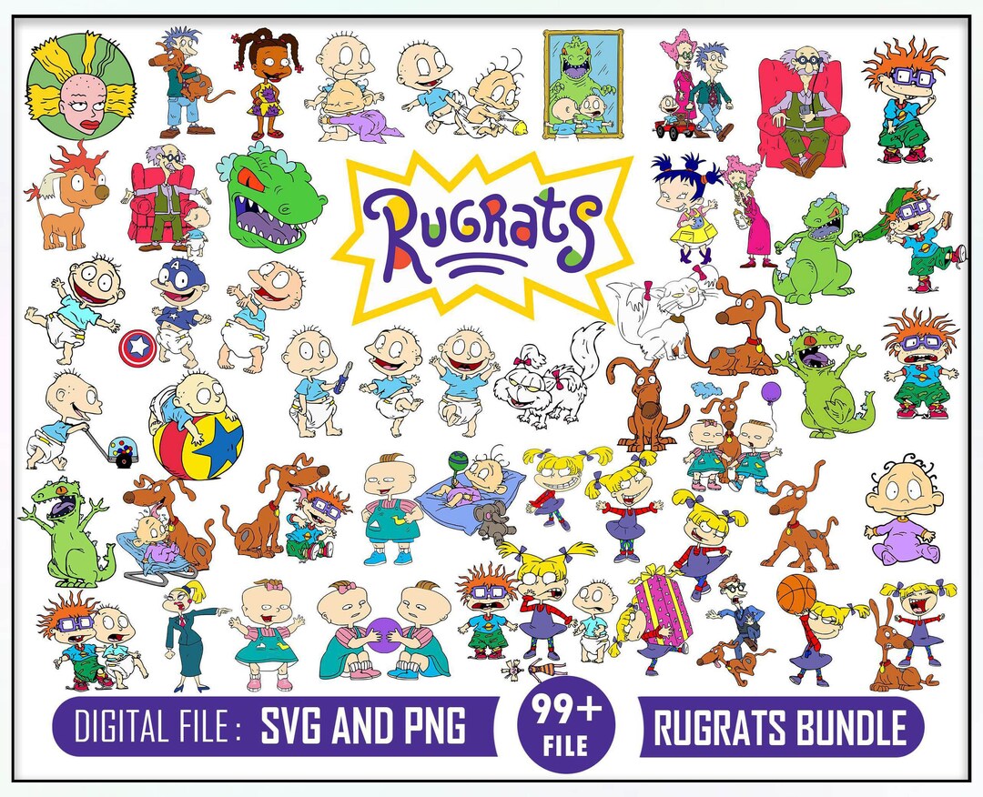 Rugrats Svg, Rugrats Clipart, Rugrats Png Files, Rug Rats Svg for ...