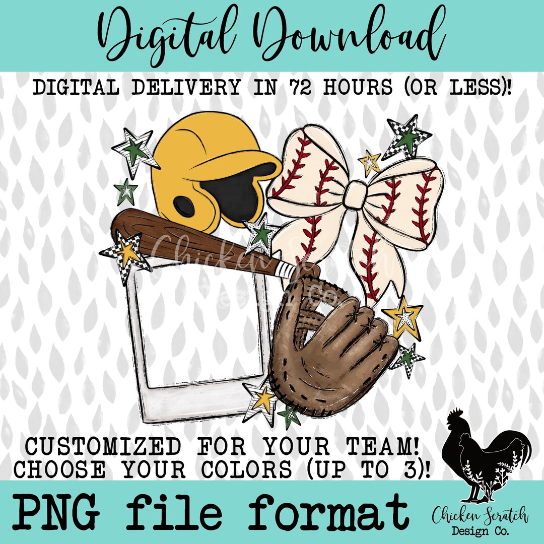Baseball Picture Frame Polaroid Sublimation PNG Baseball Mama Check ...