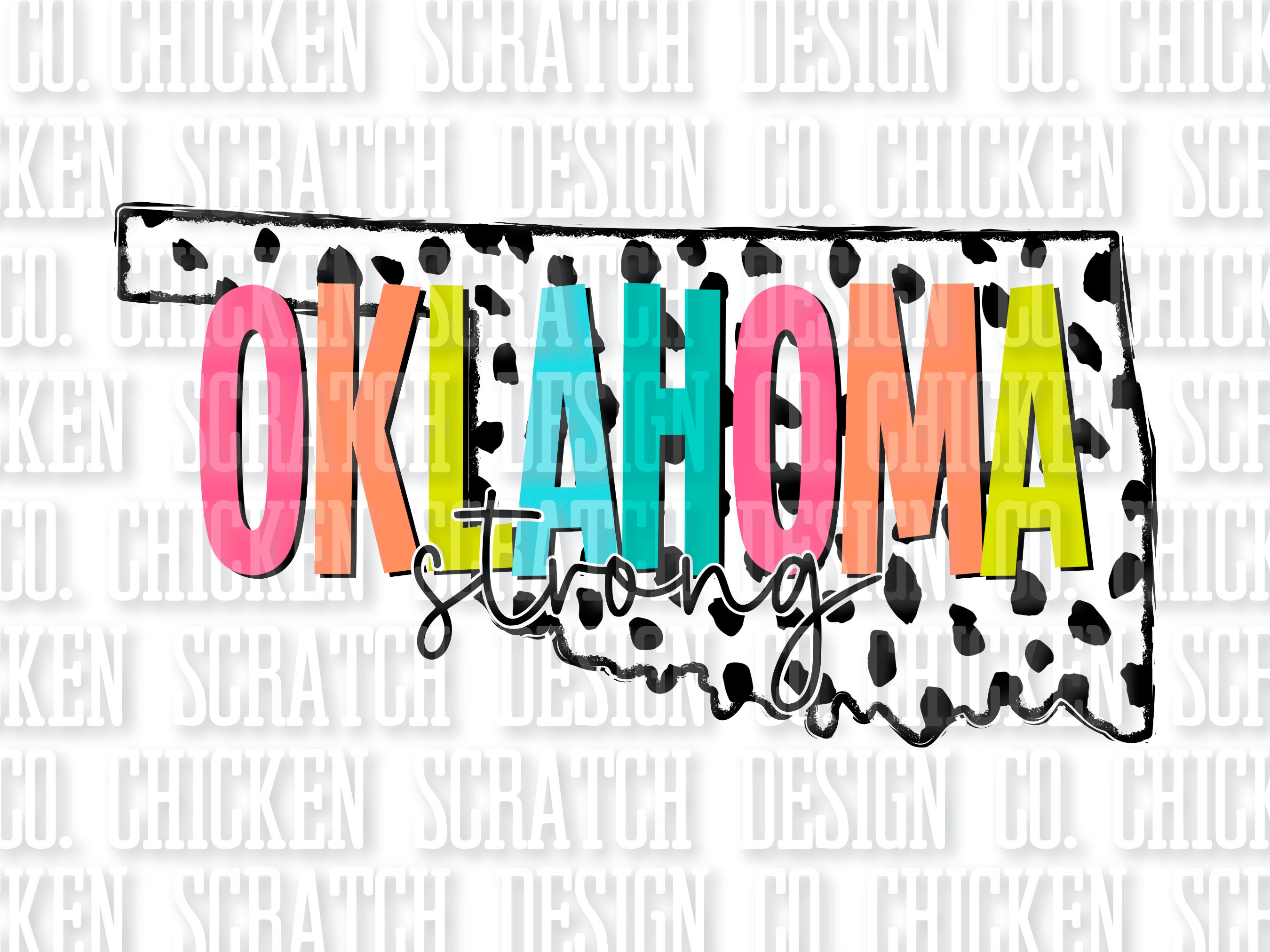 Oklahoma Strong Sublimation DTF PNG Cute Oklahoma Proud State Pride ...