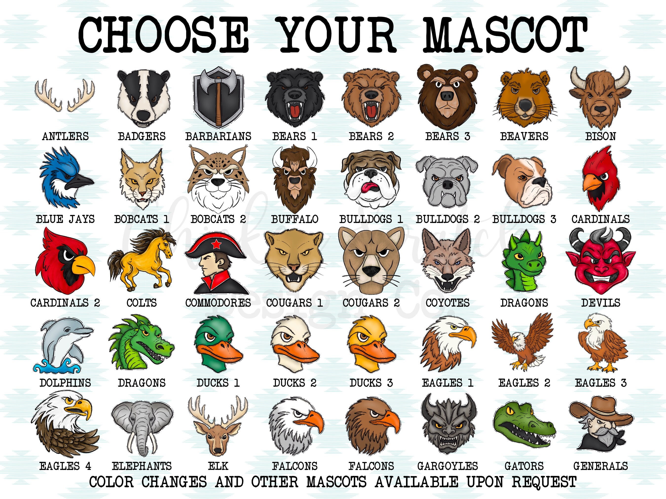 Custom Mascot Bright School Spirit Sublimation DTF PNG Neon Football ...