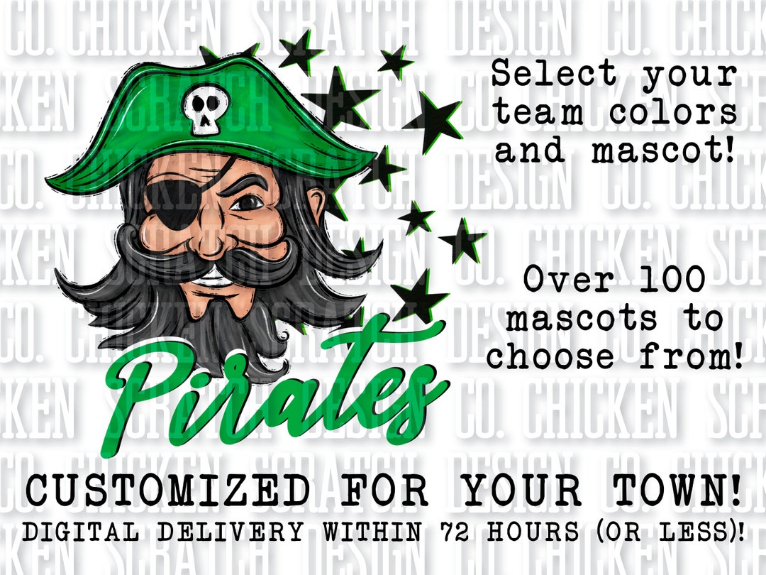 Custom School Spirit Mascot Sublimation DTF PNG Digital Download Design ...