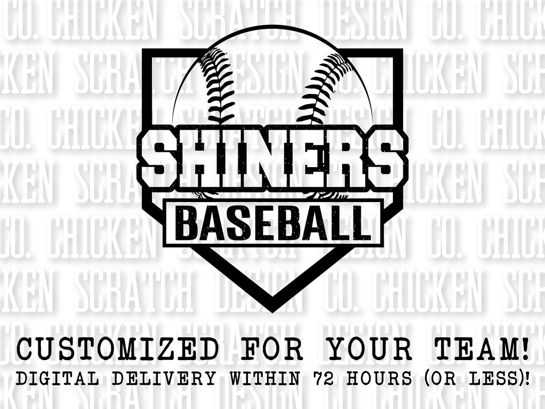 Custom Baseball Team School Spirit Sublimation DTF PNG Digital Download ...