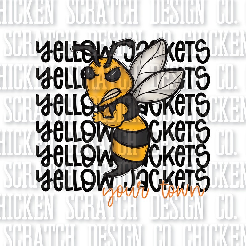 Yellow Jacket Mascot Svg - Etsy
