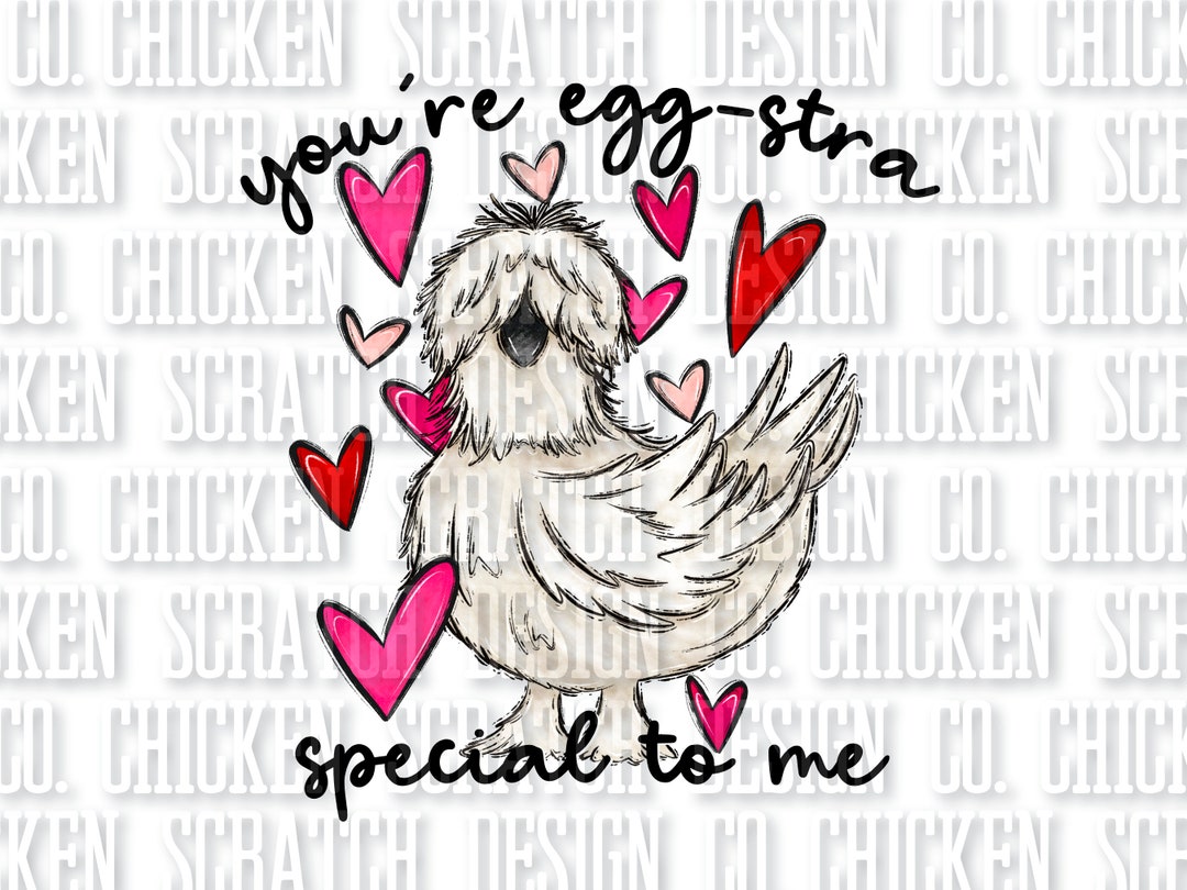 You're Eggstra Special Sublimation DTF PNG Farm Animal Valentine's Day ...