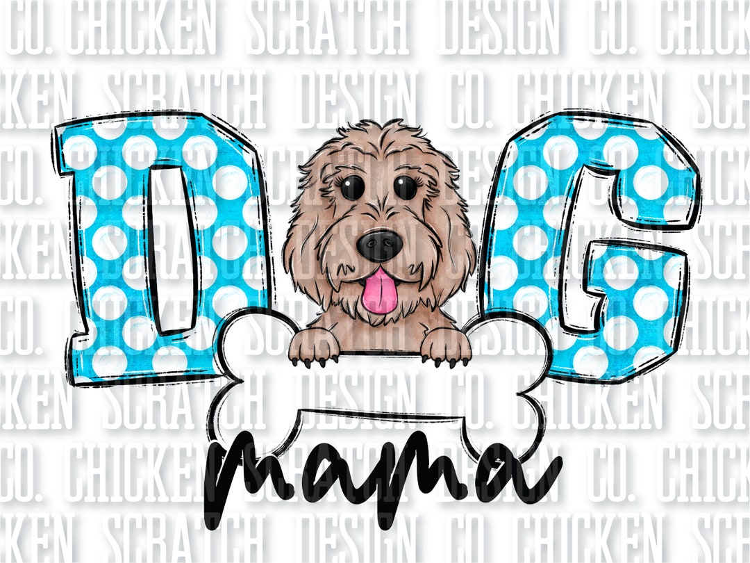 Golden Doodle Dog Mama PNG Fur Mama DTF Design Dog Mama Dog Mom Designs ...