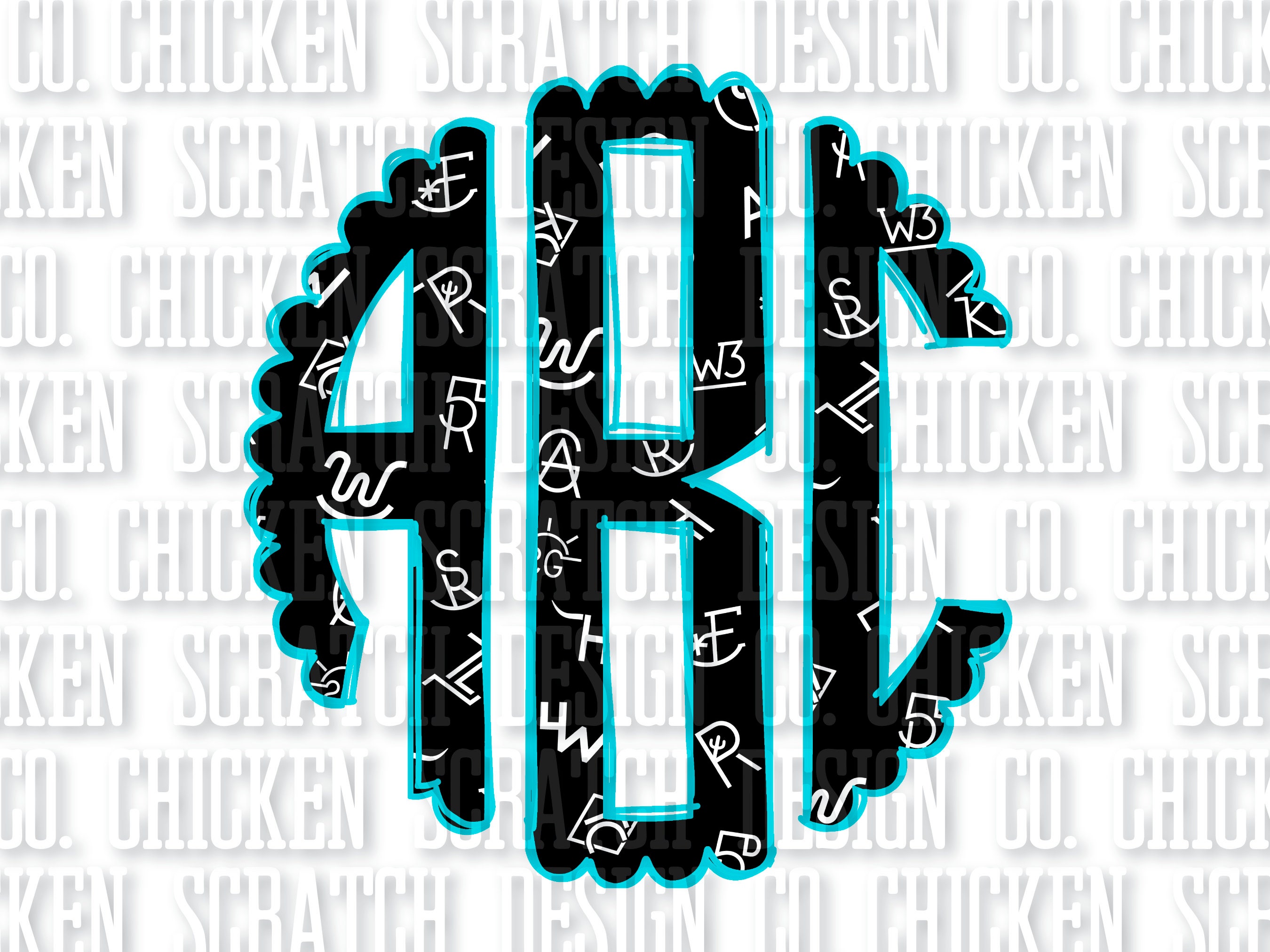 Western Monogram Sublimation DTF PNG Cattle Brands Monogram Sublimation ...