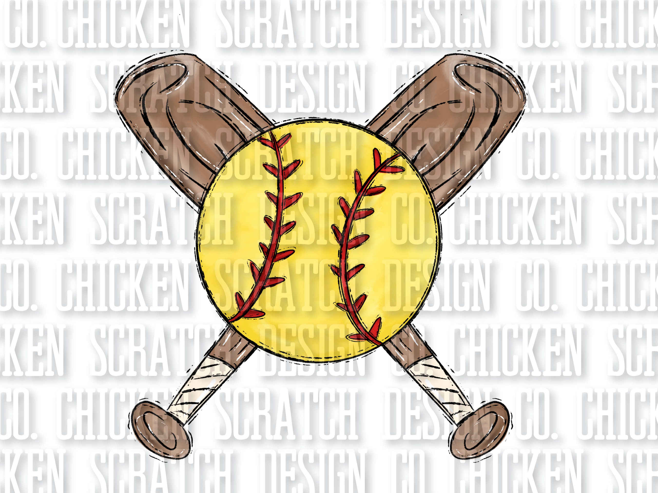 Softball Sublimation Design DTF PNG Digital Download Softball Saison ...