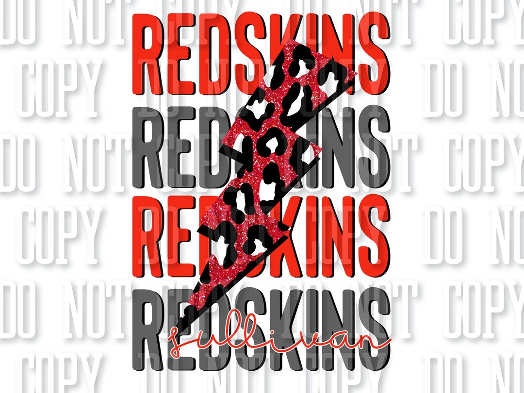 Sullivan Spirit Shirt Lightning Bolt Design Sublimation PNG Red and ...