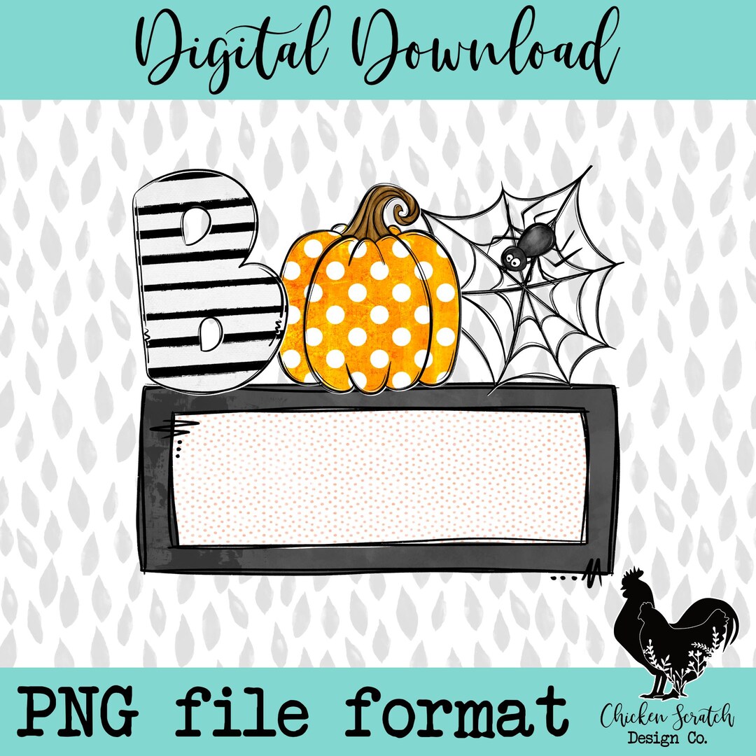 Cute Halloween Name Plate Sublimation PNG Trick or Treat Name Trio ...