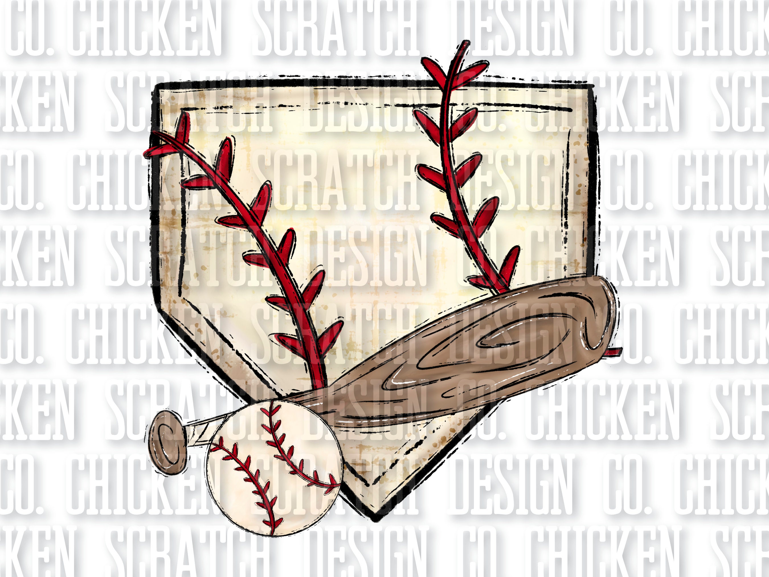 Customizable Baseball Home Plate Sublimation DTF PNG Digital Download ...