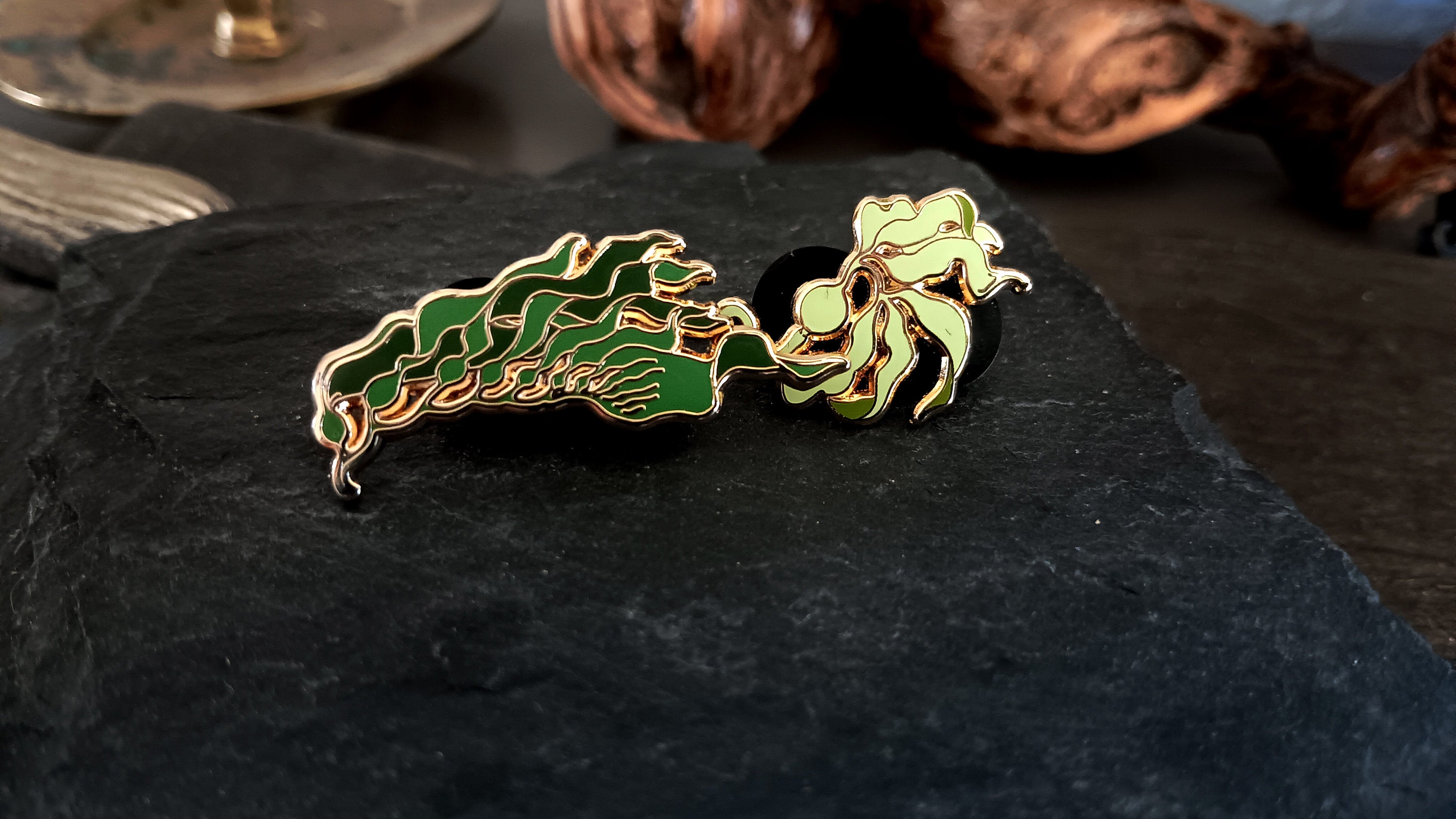 Kelp Giant Bull Seaweed Lapel Pin Macroalgae Gift - Etsy