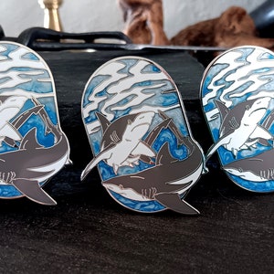 Bronze Whaler - Pin Shark Gift Ocean Water Sea Life Fish Reef Scuba ...