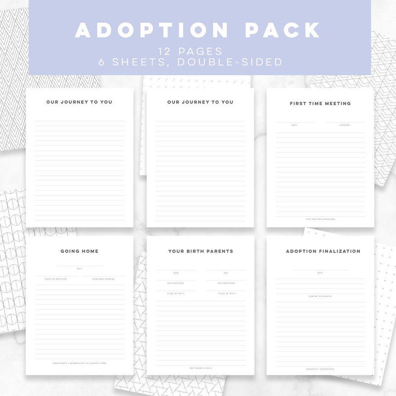 Adoption Book - Etsy