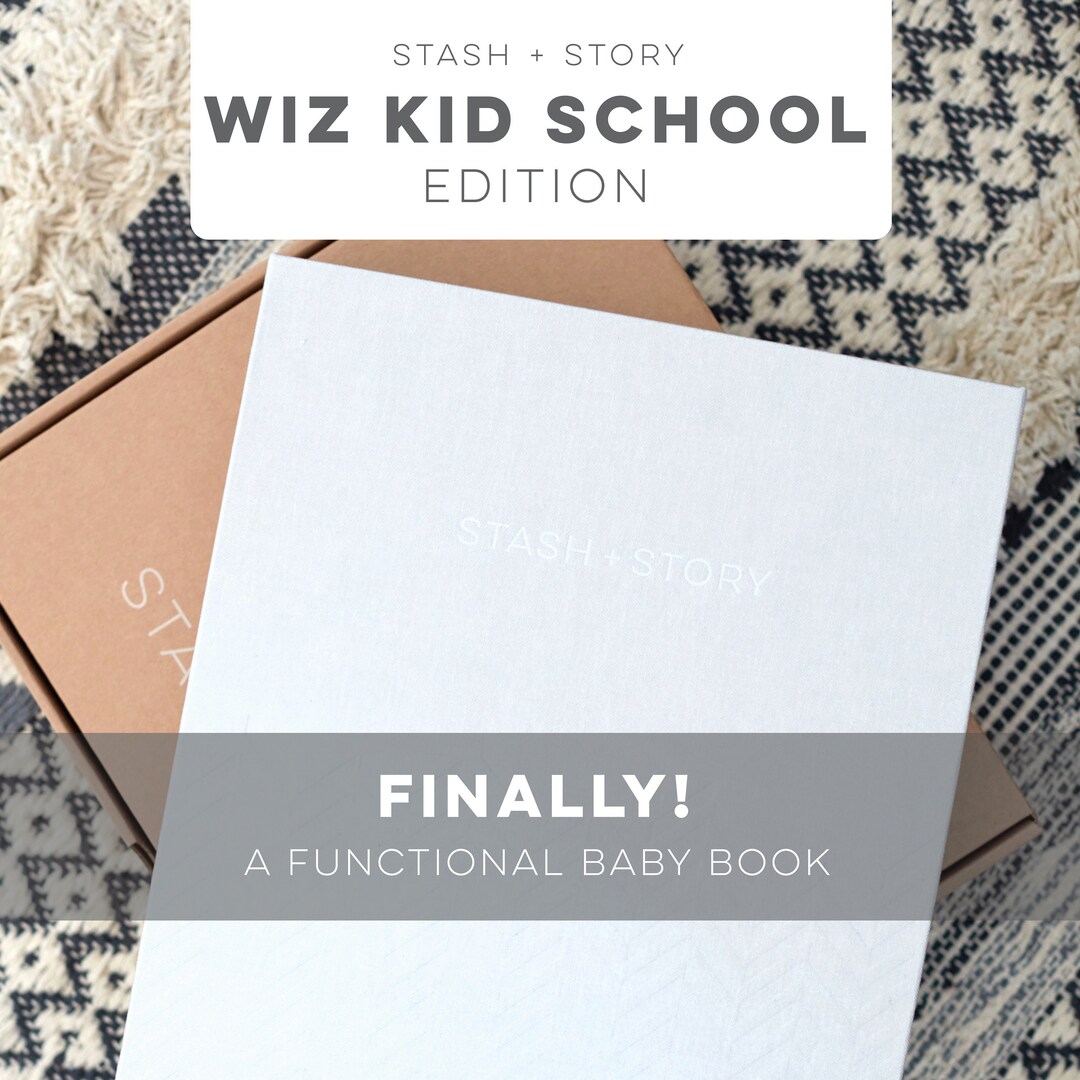 SCHOOL MEMORY BOOK, Back to School, Baby Book, First Day of School ...