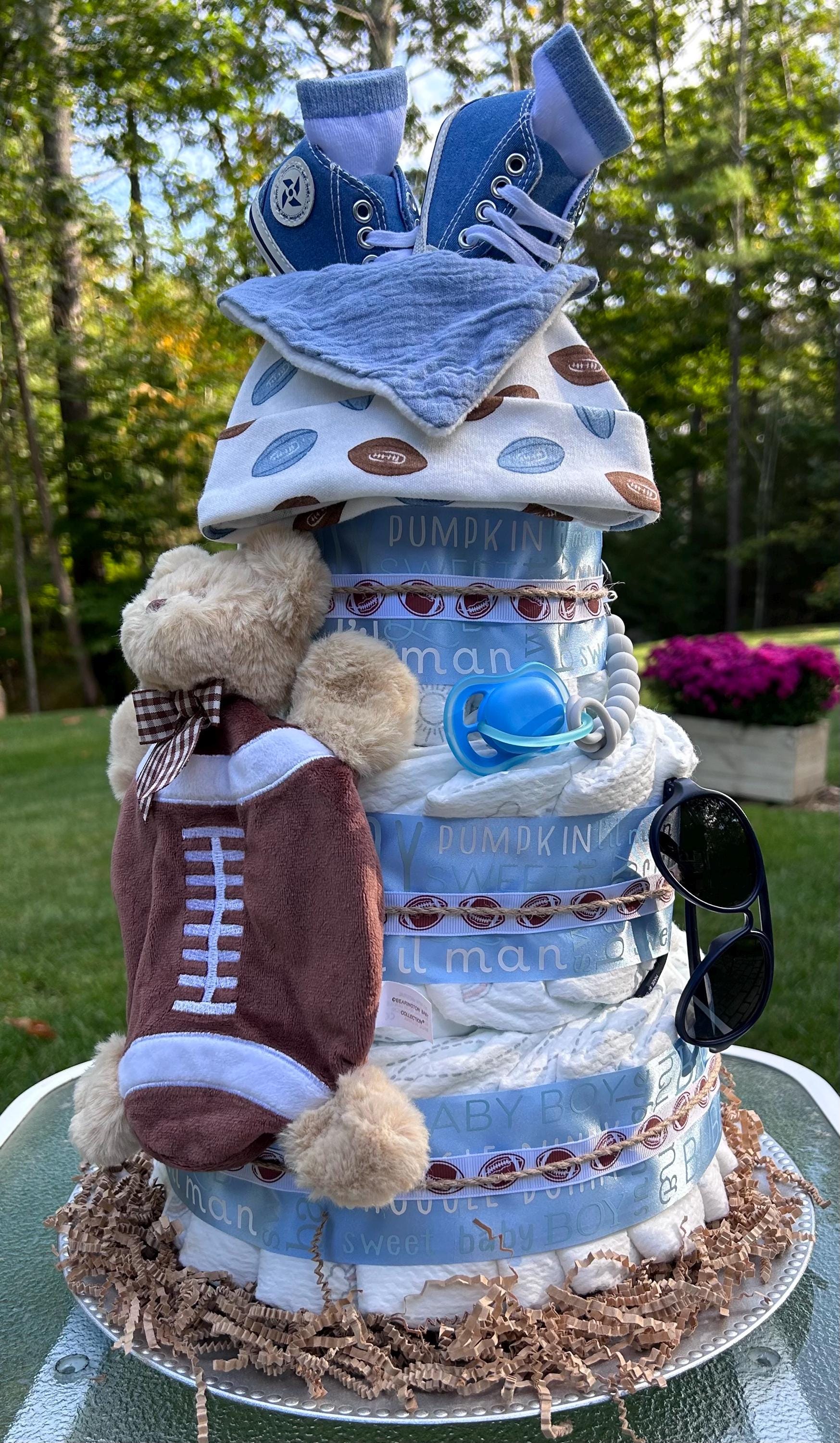 Football Diaper Cake - Etsy