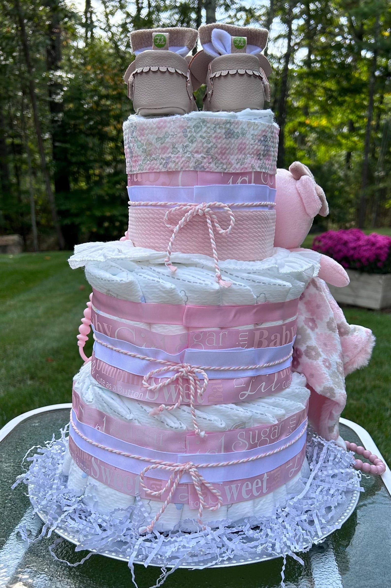 Teddy Bear Diaper Cake - Etsy
