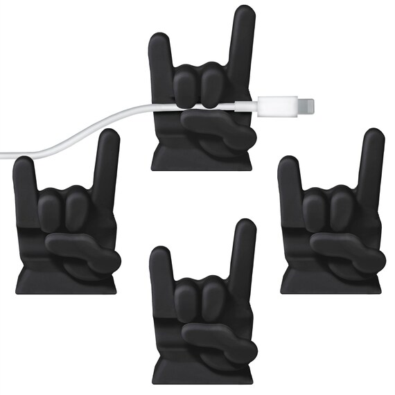 4 Pack Rock and Roll Cable Clips Cable Management Cord | Etsy