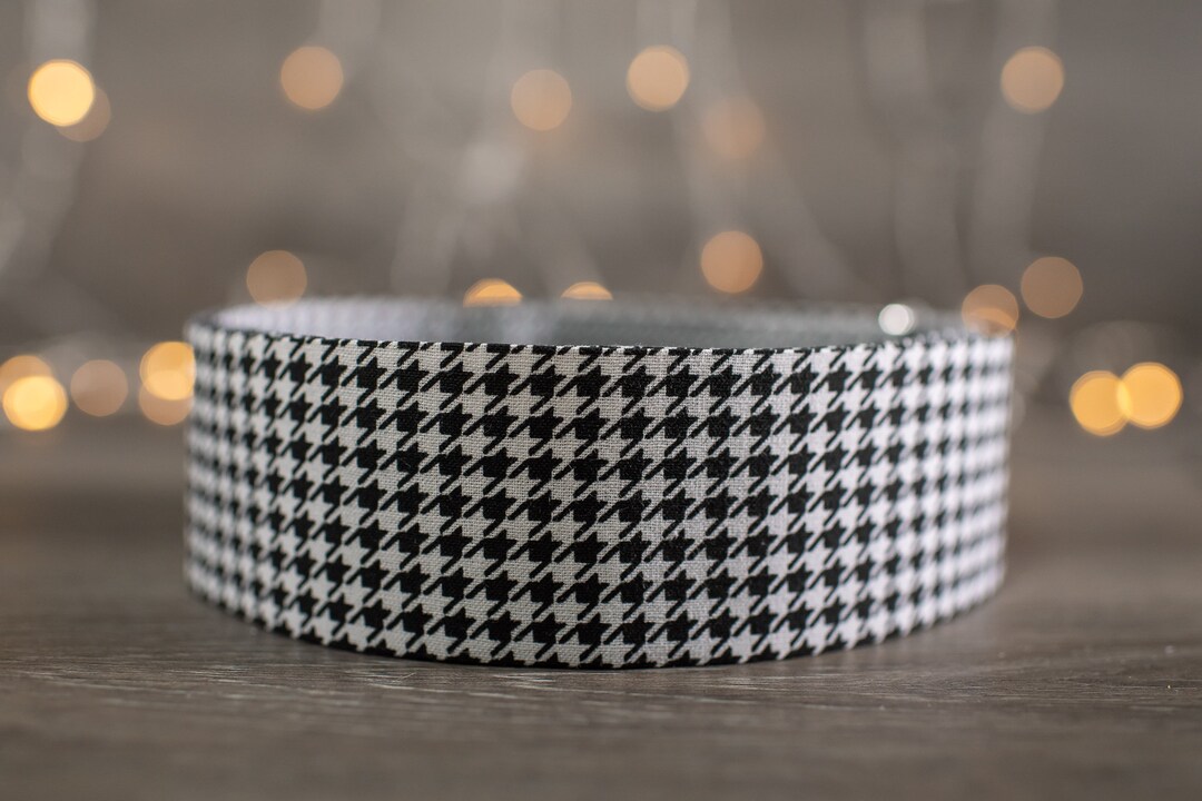 Black and White Hounds Tooth Pattern (matching Bow-ties and Leashes ...
