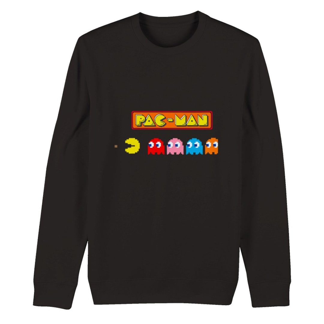 Unisex Eco-friendly Crewneck Pac-man Sweatshirt - Etsy