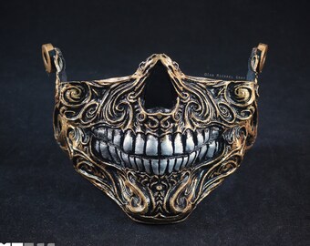 Half Skull Mask | Etsy