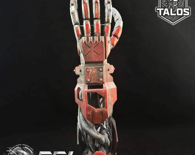 TALOS//V1 "movie Grade" Bionic/mecha Hand Prop Model - Crimson Red - Etsy