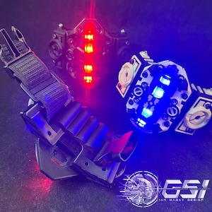 AUGMENT // V2 Cyberpunk LED Gauntlets (wrist Cuff Variant) - Multiple ...