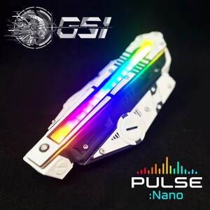 PULSE//V3:NANO Sound Reactive LED Cyberpunk Gauntlets (bracer Variant ...