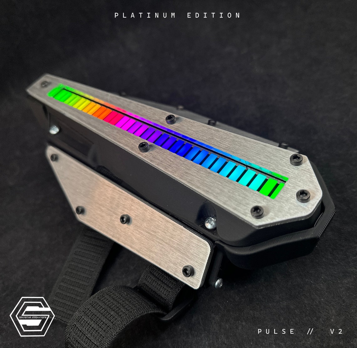 Real Laser Cut Metal! PULSE//V2:NANO Sound Reactive LED Cyberpunk ...