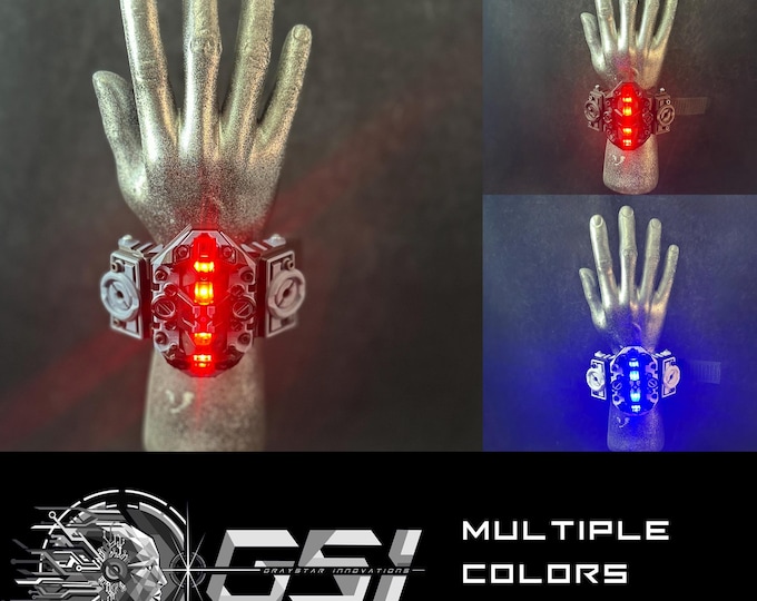 Progenitor V1 Arm Augmentation - Cyberpunk Steampunk Light up LED ...
