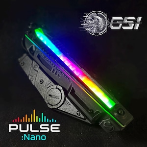 PULSE//V3:NANO Sound Reactive LED Cyberpunk Gauntlets (bracer Variant ...