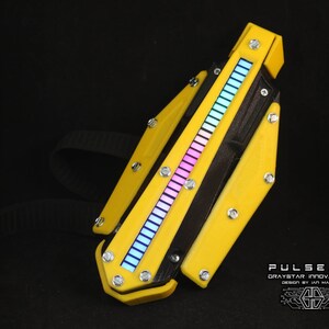 PULSE//V2:NANO Sound Reactive LED Cyberpunk Gauntlets bracer Variant ...