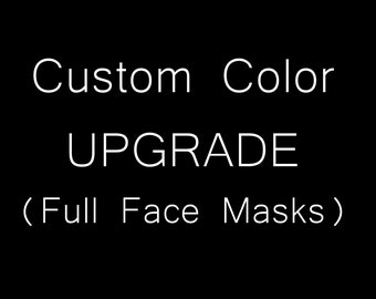 Custom Full Face Mask - Etsy