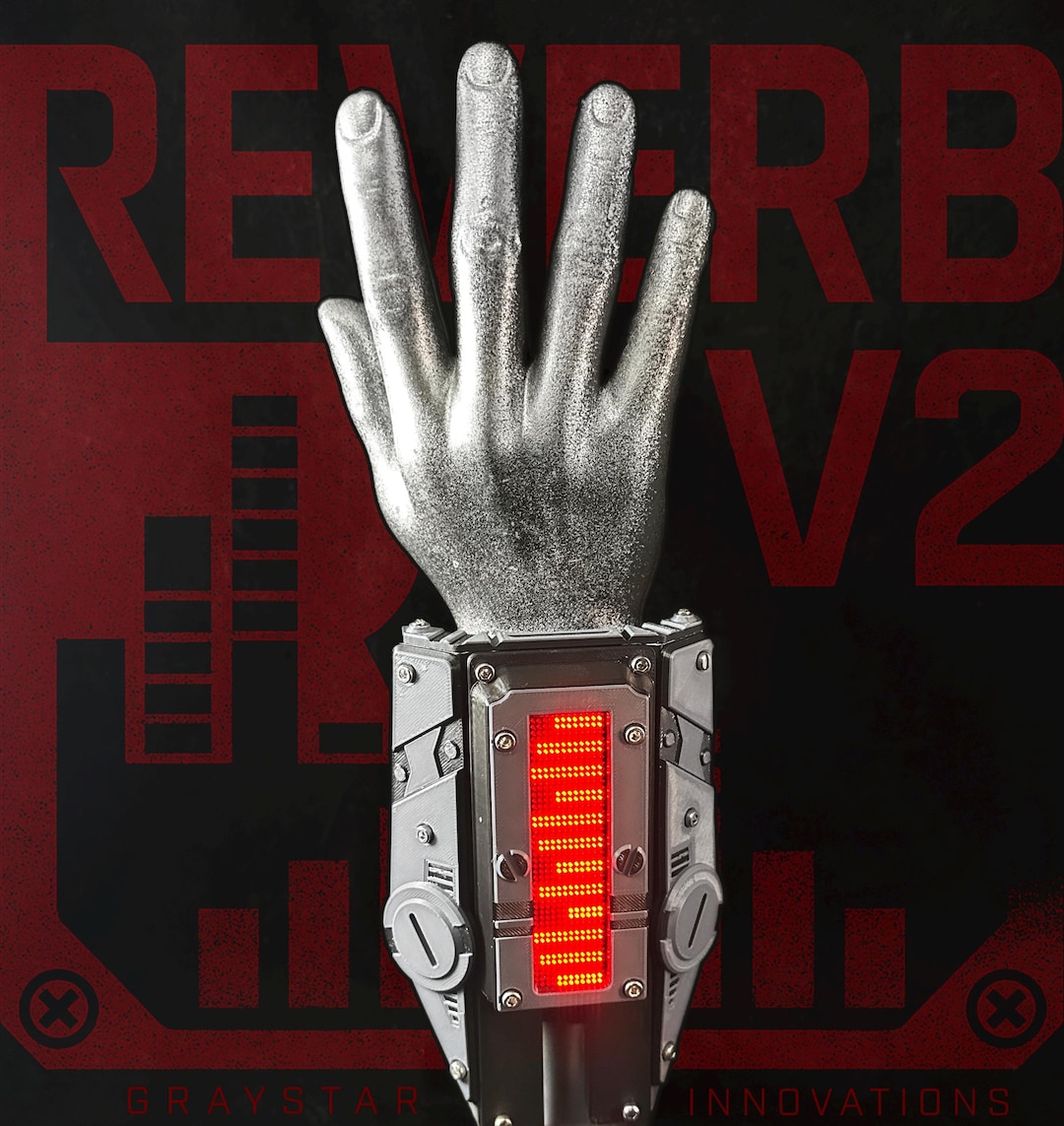 REVERB // V1 App Controlled - Sound Reactive LED Cyberpunk Gauntlets ...
