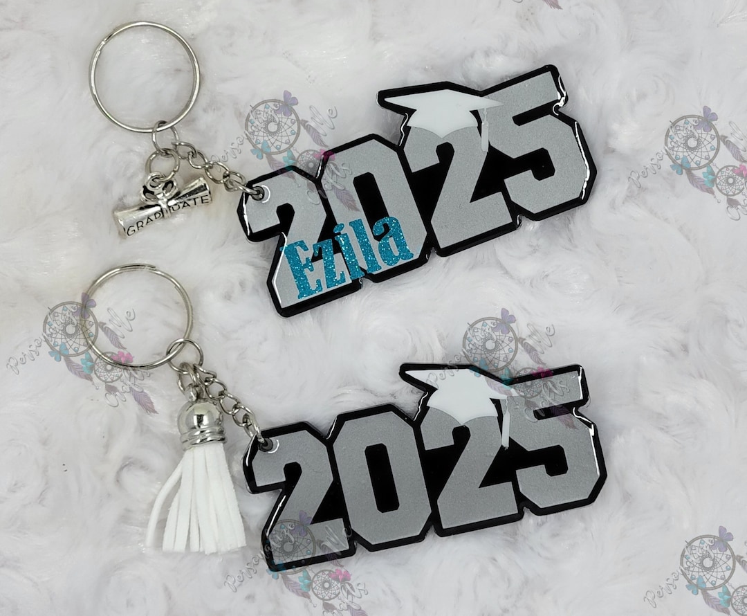 2025 Graduation Gift/favor Keychain - Free Personalization - Etsy
