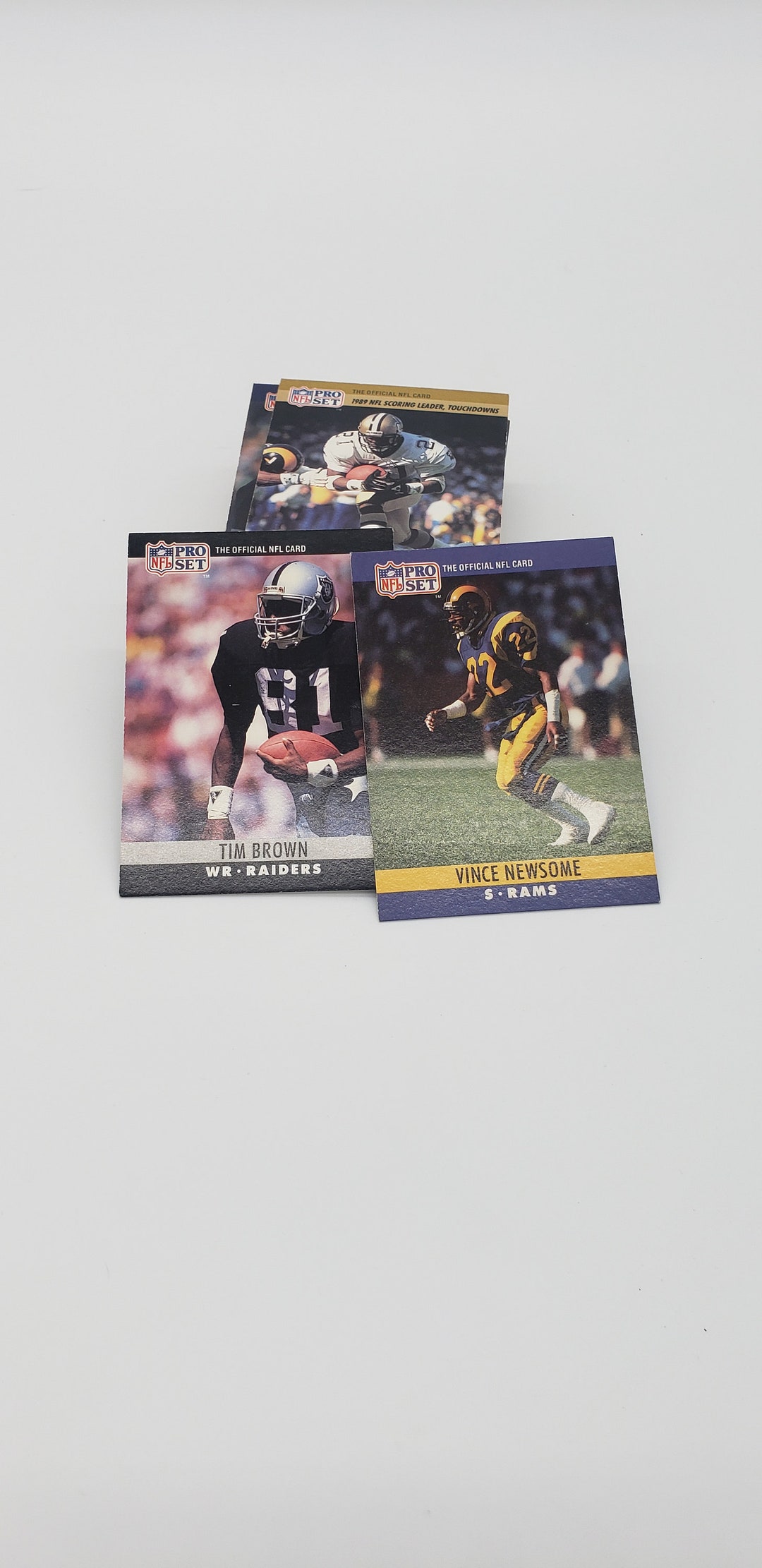 1990 NFL PRO SET Football Cards - Etsy