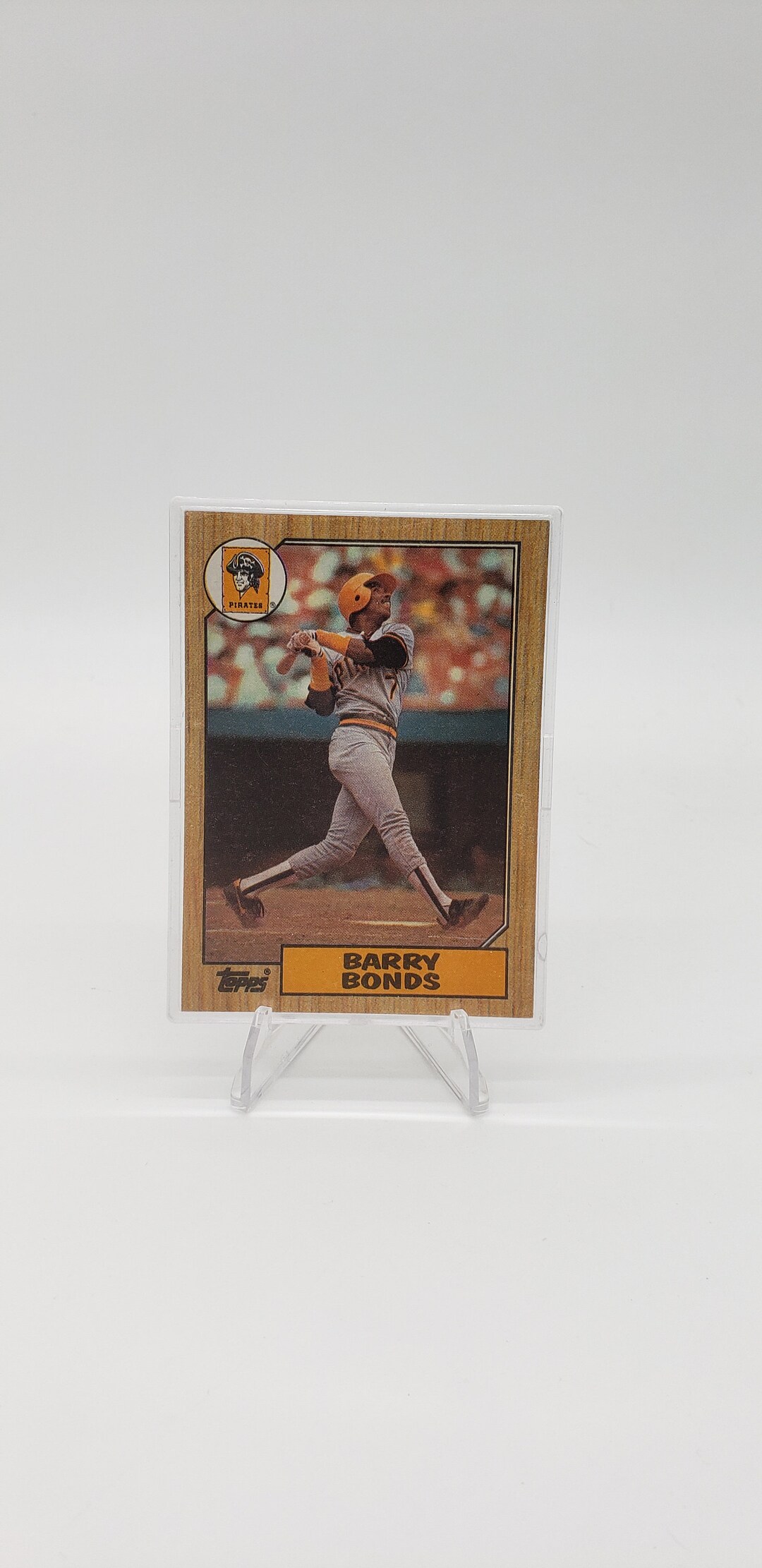 1987 Barry Bonds Error Card - Etsy