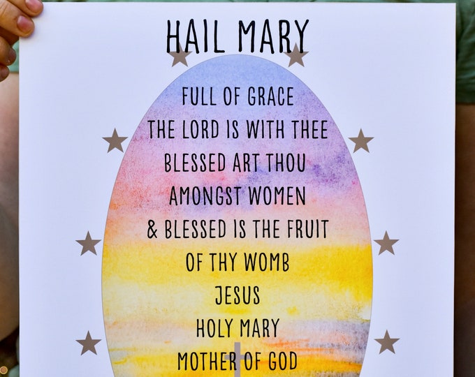 Fatima Prayer - O My Jesus - 11x14 Prayer Poster - Etsy Canada