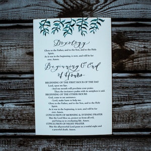 Liturgy of the Hours Supplemental Text Insert - Divine Office ...