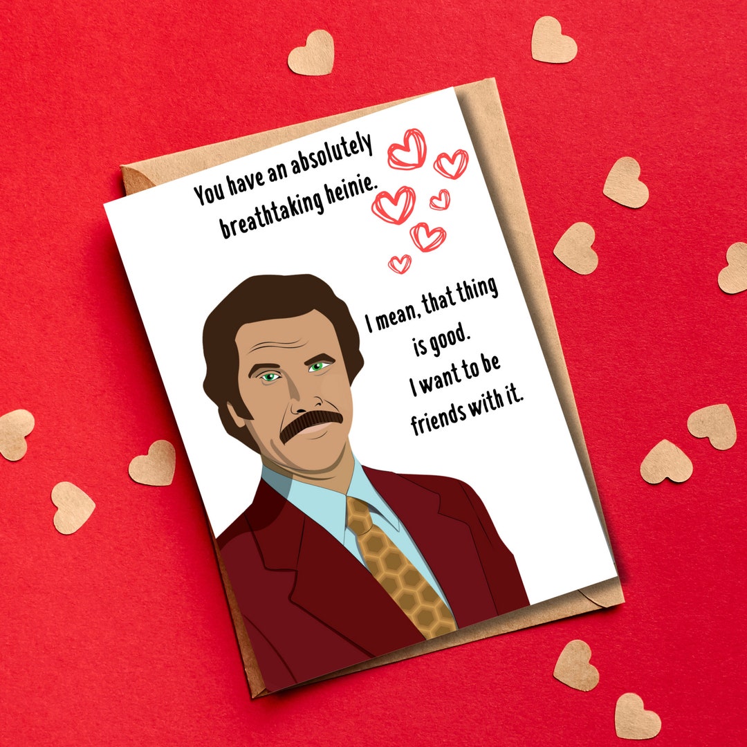 Funny Anchor Valentine's Day Card Funny Card for Him for Her ...