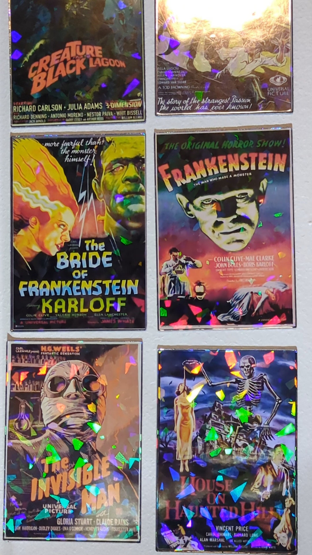 Classic Horror Film Movie Poster Magnets - Etsy