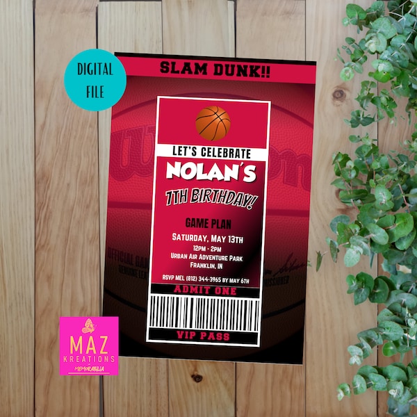 Bulls Birthday Invitations - Etsy